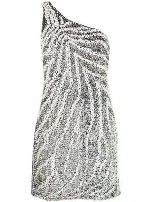 Givenchy One-shoulder Embellished Mini Dress