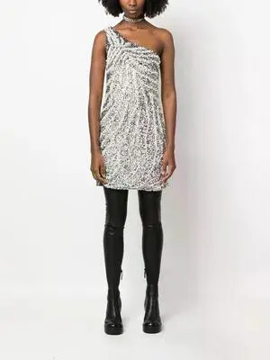 Givenchy One-shoulder Embellished Mini Dress