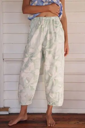 LYREBIRD Cotton Barrel Pant