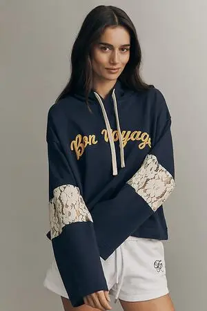 DAILY PRACTICE BY ANTHROPOLOGIE High Bar Hooded Pullover