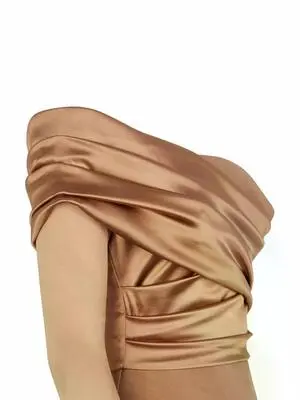 Fendi Off-shoulder Ruched Dress