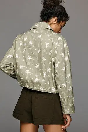 Blanknyc Floral Utility Jacket