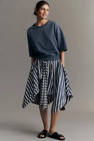 Maeve Jasper Grommet Pullover