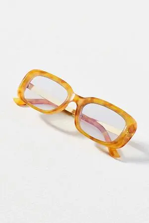I-SEA Rectangle East-west Blue Light Readers - Tortoise