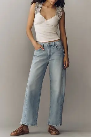 MOTHER The Half Pipe Hover Mid-rise Tapered Jeans