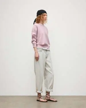 Johnstons Of Elgin Classic Crew Jumper - Pink
