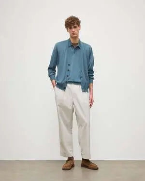 Johnstons Of Elgin Forsyth Superfine Cashmere Cardigan - Blue