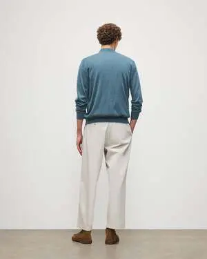Johnstons Of Elgin Forsyth Superfine Cashmere Cardigan - Blue