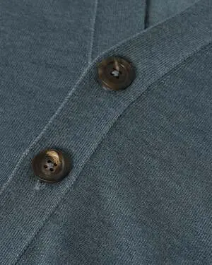 Johnstons Of Elgin Forsyth Superfine Cashmere Cardigan - Blue