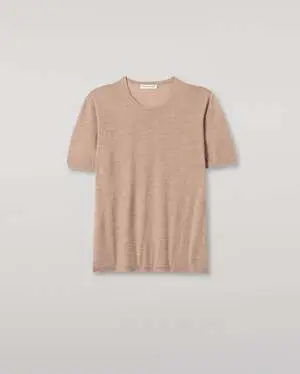 Johnstons Of Elgin Boyd Light Superfine Cashmere T-shirt - Brown