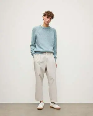 Johnstons Of Elgin Fyfe Bright Cashmere Jumper - Blue