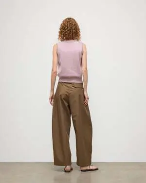 Johnstons Of Elgin Iris Classic Cashmere Tank - Pink