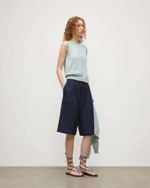 Johnstons Of Elgin Iris Light Classic Cashmere Tank - Green