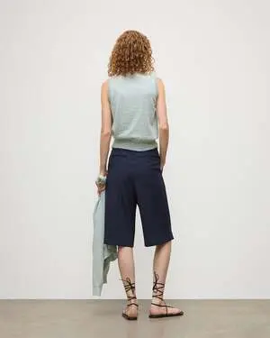 Johnstons Of Elgin Iris Light Classic Cashmere Tank - Green
