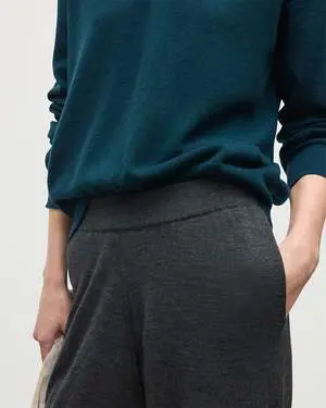 Johnstons Of Elgin Ina Merino Wool Trousers