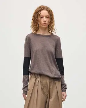 Johnstons Of Elgin Superfine Cashmere Long-sleeve T-shirt - Brown