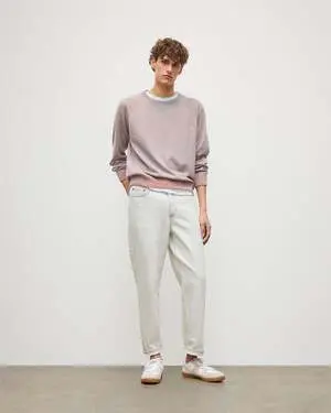 Johnstons Of Elgin Cashmere Blend Sweatshirt - Orange
