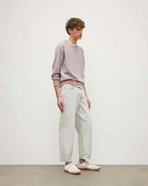 Johnstons Of Elgin Cashmere Blend Sweatshirt - Orange