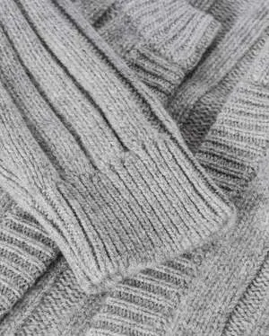 Johnstons Of Elgin Lecht Cashmere Crew Cardigan - Grey