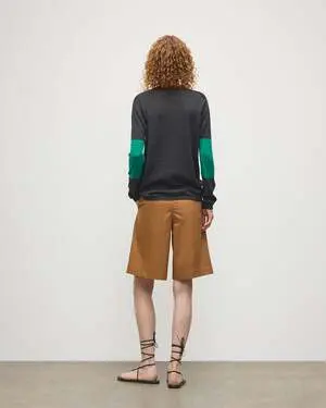 Johnstons Of Elgin Euna & Green Superfine Cashmere T-shirt - Grey