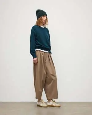 Johnstons Of Elgin Classic Crew Jumper - Green