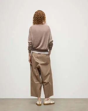 Johnstons Of Elgin Finola Superfine Cashmere Jumper - Brown