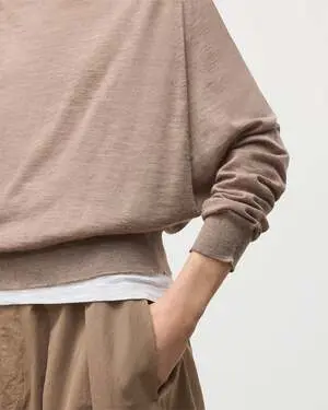 Johnstons Of Elgin Finola Superfine Cashmere Jumper - Brown