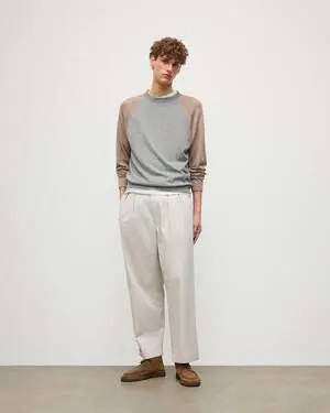 Johnstons Of Elgin Leith Crew Cashmere Sweater - Brown
