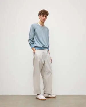 Johnstons Of Elgin Beach Cashmere Sweatshirt - Blue