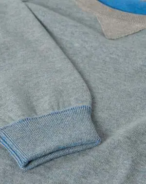 Johnstons Of Elgin Beach Cashmere Sweatshirt - Blue