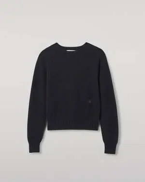 Johnstons Of Elgin Cairn Donegal Cashmere Jumper - Blue