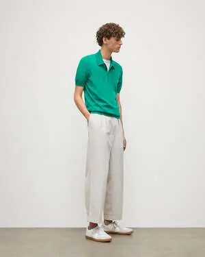 Johnstons Of Elgin Fin Bright Uperfine Cahmere Polo Hirt