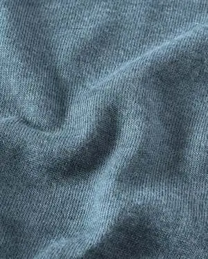 Johnstons Of Elgin Fin Superfine Cashmere Jumper - Blue