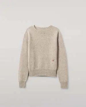 Johnstons Of Elgin Cairn Cashmere Jumper - Grey