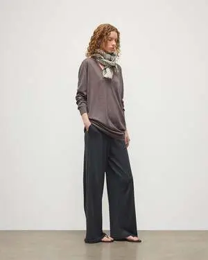 Johnstons Of Elgin Elise Long Superfine Cashmere Jumper - Brown