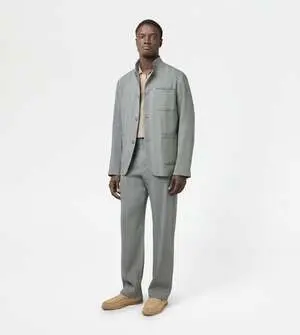 TOD'S Pants In Linen And Silk With Drawstring