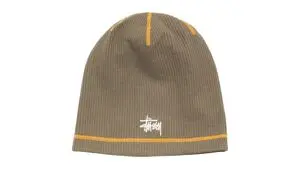 StÜssy Waffle Skullcap - Olive Drab