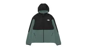 The North Face Tekware Grid Hybrid Full Zip Jacket - Duck Green
