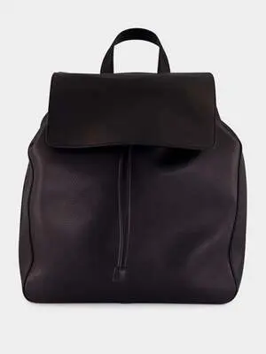 TOM FORD Grain Leather Flap Backpack