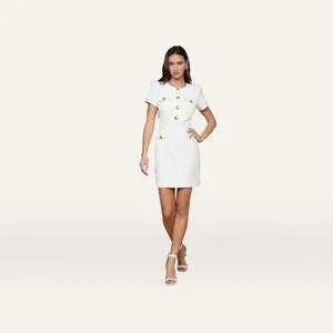 L'AGENCE Cori Mini Dress - White