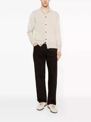 Eleventy Polo-collar Cardigan