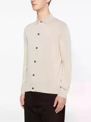 Eleventy Polo-collar Cardigan