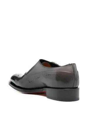 Santoni Buckle-detail Monk Shoes