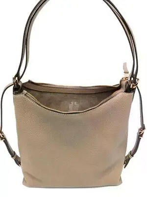 TOD'S Buckle Leather Tote Bag