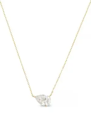PERSEE 9k Yellow Iris Diamond Necklace - Gold