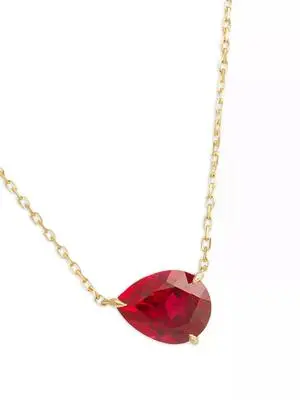 PERSEE 9k Yellow Iris Ruby Necklace