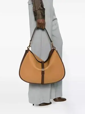 Etro Leather Tote Bag - Brown
