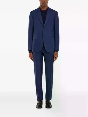 FERRAGAMO Wool And Mohair Suit - Blue