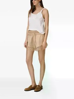 PNK Lace-trimmed Shorts