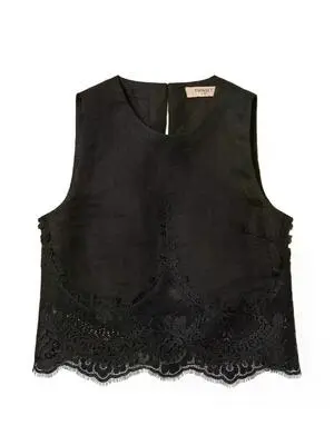 TWINSET Lace-detail Top